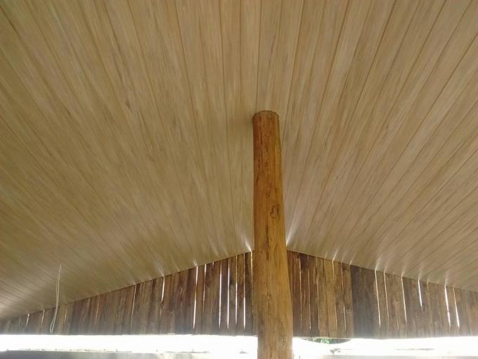 Light Weight PVC Wood Panels , Interior Pvc Cladding For Office / Hospital
