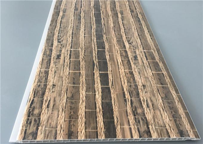 Multi Function Plastic Laminate Panels / Pvc Ceiling Planks Fireproof 8 ...