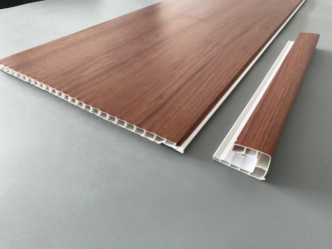 Eco Friendly Big U Pvc Profiles For Windows And Doors 5.95m Lamination ...
