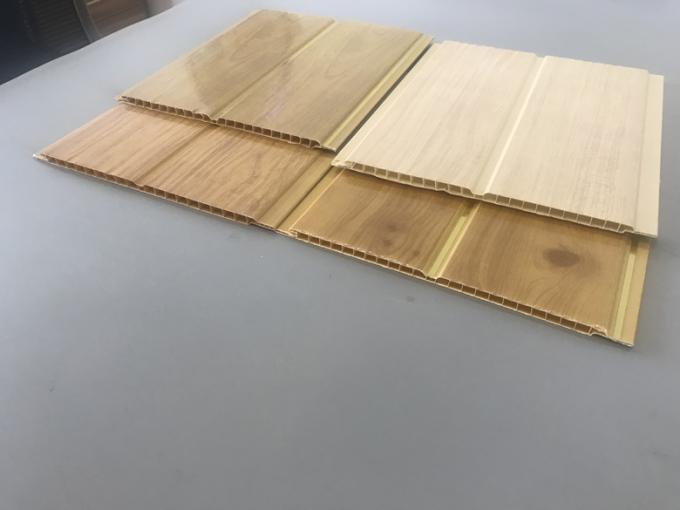 Lightweight 8 Inch Pvc Wall Cladding With Wooden Groove For False Ceiling