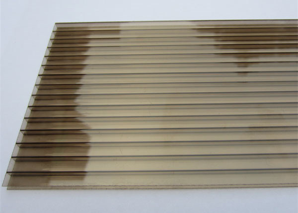 Color Bronze 6mm / 8mm Double Wall Polycarbonate Greenhouse Panels ...