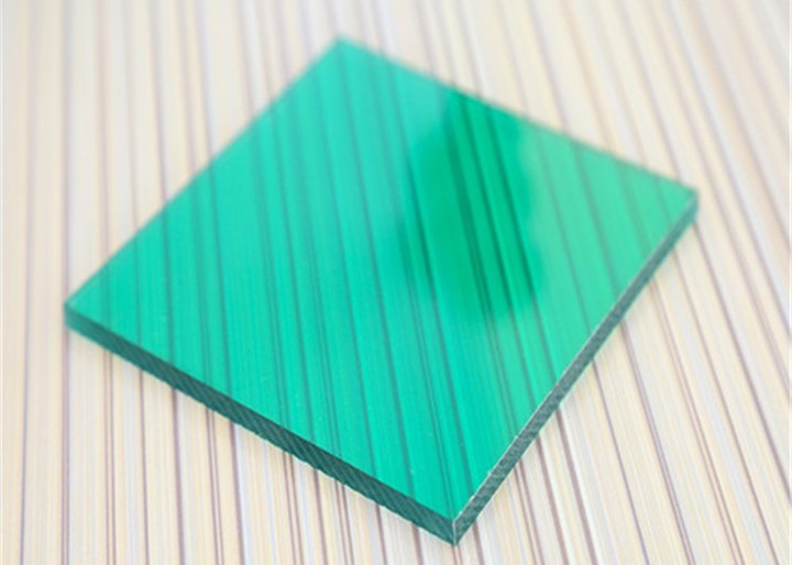 Unbreakable Polycarbonate Panel Green Color For Underground Garage Exit Unbreakable Polycarbonate Panel Green Color For Underground Garage Exit