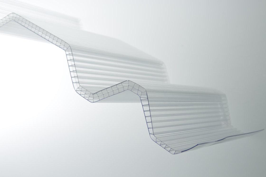 Multi Wall Waterproof Corrugated Polycarbonate Sheets 2mm / 2.5mm / 3mm ...