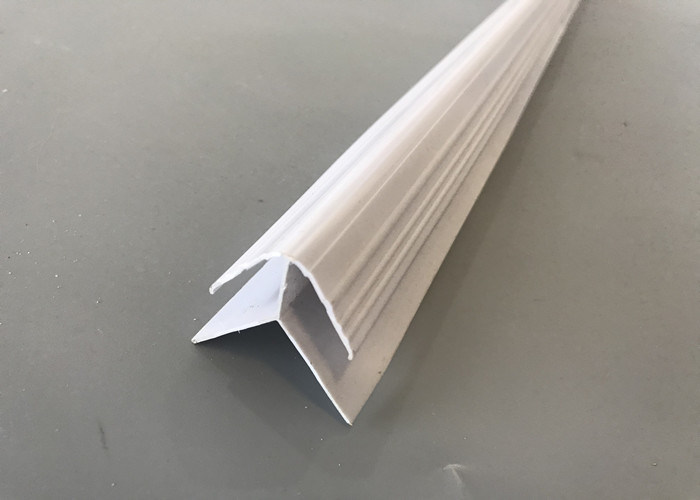Outside Extruded Plastic Profiles / PVC Profiles For Ceiling and Wall ...